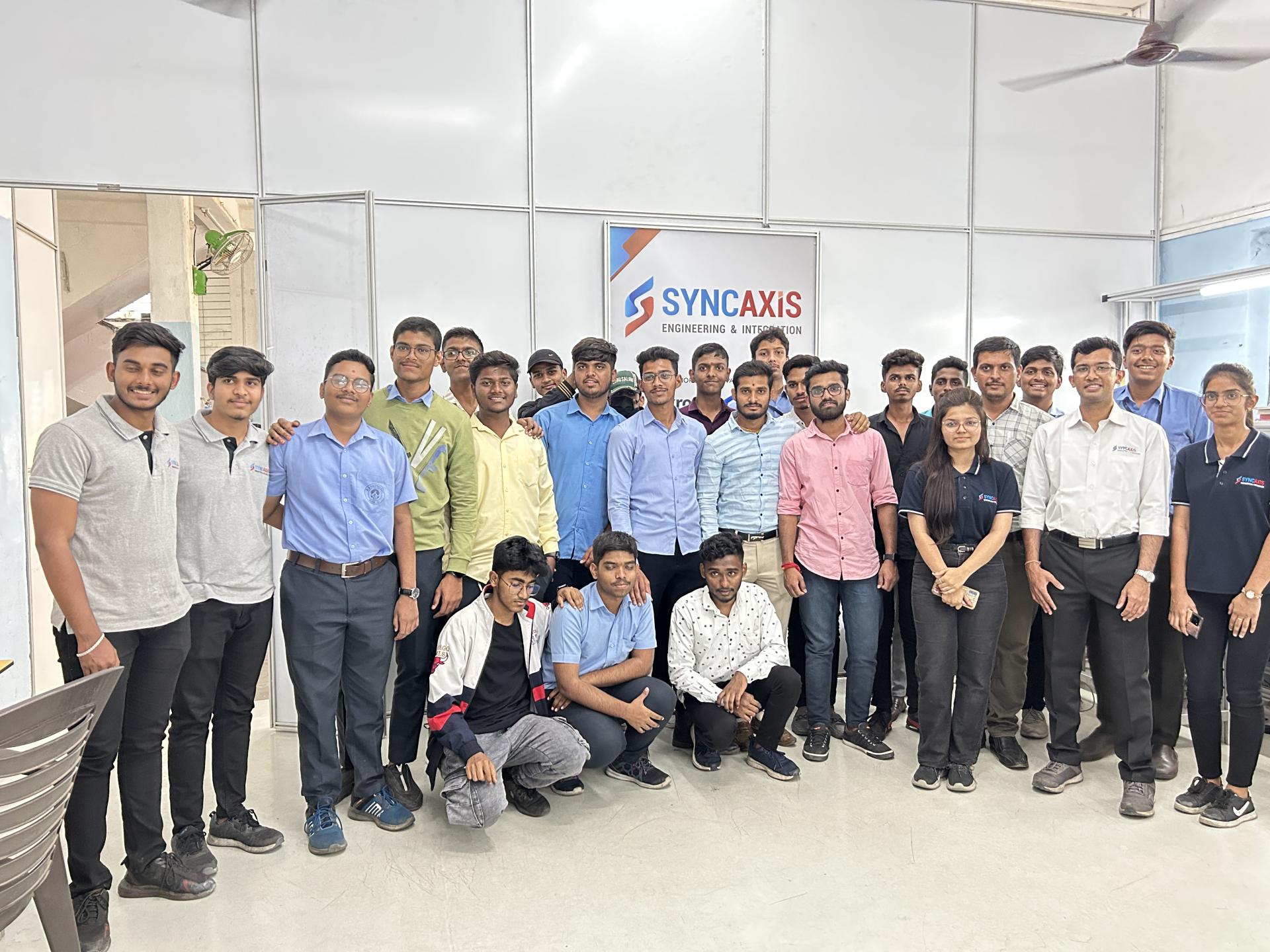 Industrial Visit to SYNCAXIS, MIDC Pimpri on 15/03/2023 for SYMK ...
